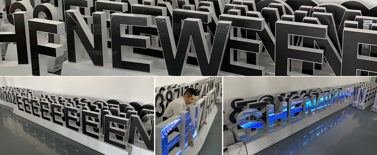 Free Splicing LED Letter Display for Showing Name in Events